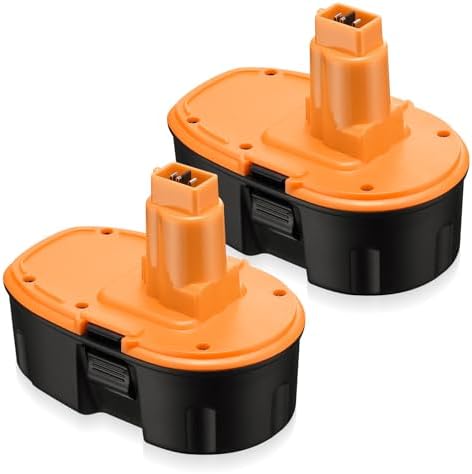 2-Pack DeWalt 18V Battery Replacement - Compatible with DeWalt DC759 ...
