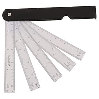 5 Folding Fan Shape Architects Scale Ruler For Graphics Multi Ratio ...