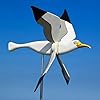 Amazon.com: Outdoor Windmill Seagull Wood Windmill Garden Courtyard ...