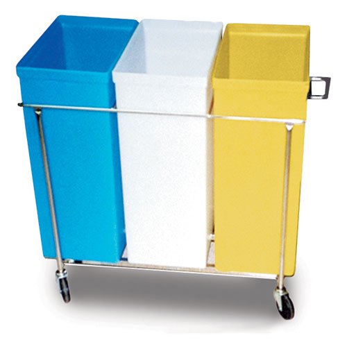 Amazon.com: Faribo P454 Mobile Multiple Bins, Two 12 Gallon Bins ...