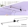 Amazon.com: Adjustable Retractable Closet Valet Rod - Extending Rail ...
