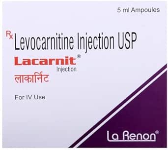 Lacarnit 1 G - Ampoule of 5 Ml Injection : Amazon.in: Health & Personal ...