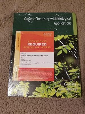 Organic Chemistry w/Biological Applications BYU Custom w/code Chem 351 ...