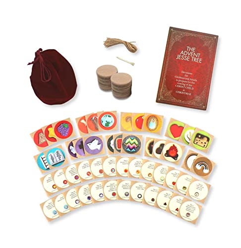 Amazon.com: DIY Jesse Tree Advent Ornament Kit corresponding with The ...