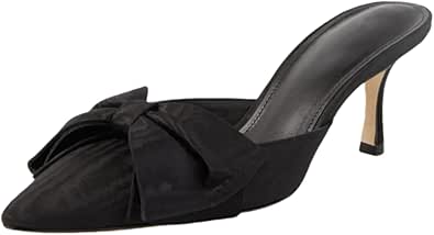 Amazon.com | MAVMAX Bow Knot High Heels for Women Pointed Close Toe ...