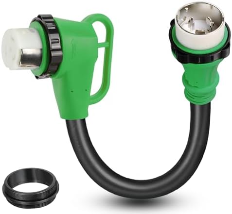 Amazon.com: Upgraded NEMA SS2-50P to SS2-50R Marine Shore Power Cord ...