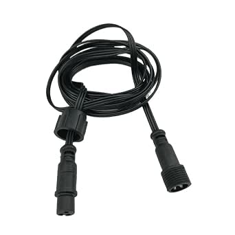 ZGHQHCDRH XConnect Black Flat 18AWG 3-Conductor Waterproof Extension ...