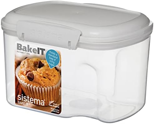 Amazon.com: Sistema Bake It Food Storage for Baking Ingredients ...