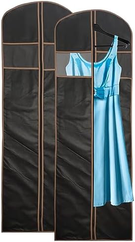 2 pcs Long dress cover with window | Dress bags | Garment bags | Dress ...
