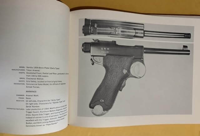 Japanese Hand Guns Leithe First Edition Japan Pistols Nambu Hamada Type ...