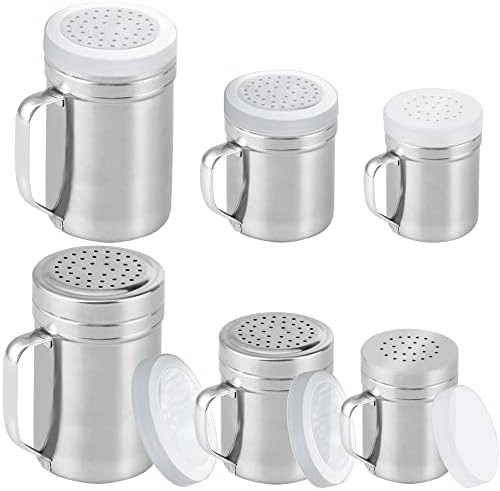 Amazon.com: 2 of each (6 + 10 + 14 oz) Metal Seasonings & Spices ...