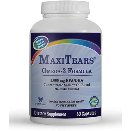 Amazon.com: MaxiTears MedOp Dry Eye Formula 120 softgels, 1bottle ...