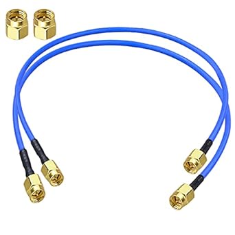 RF SIGNAL ?2 Pack SMA Male to SMA Male Coaxial Cable RG402 Low Loss SMA Extension Cable SMA RF ...
