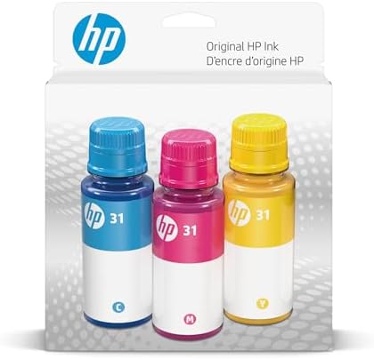 HP 31 CMY Original Ink Bottle Combo 3-Pack : Amazon.ca: Office Products