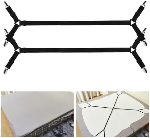 ihohi Bed Sheet Clips For Bedding, 2PCS Bed Sheet Fasteners Grippers ...