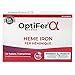 OptiFer Alpha heme iron supplement for Iron Deficiency Anemia (30, 1 ...