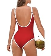 Amazon.com: Zando Swim Suits for Women 2025 One Piece Swimsuit Women Bathing Suit for Women ...