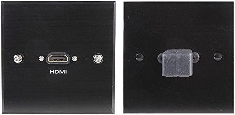 WALLPLATE, HDMI, Socket, Black, Steel, Audio Visual Wall Plates and ...