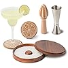 Amazon.com | Unna Margarita Salt Rimmer Set - Large Acacia Bar Salt and ...