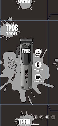TPOB Troll Clipper Gunmetal Grey Jay Blends Hair Clippers for Men ...
