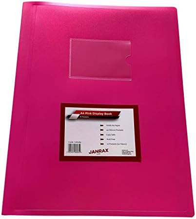 Exacompta - Ref 88227E - Semi-Rigid PP Display Book - Suitable for A4 ...