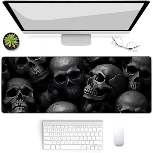 Amazon.com: Simpkeely Horror Skull Mouse Pad, Large Waterproof ...