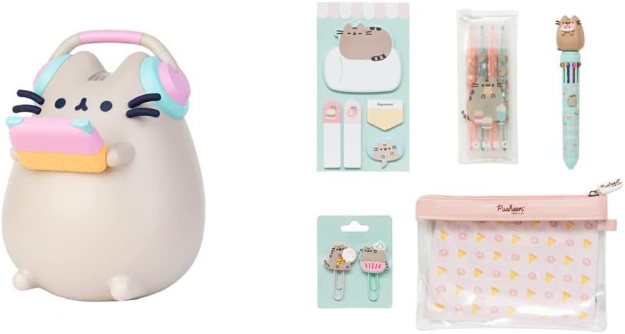 Grupo Erik Official Pusheen Gamer Lamp - Cat Night Light for Kids ...