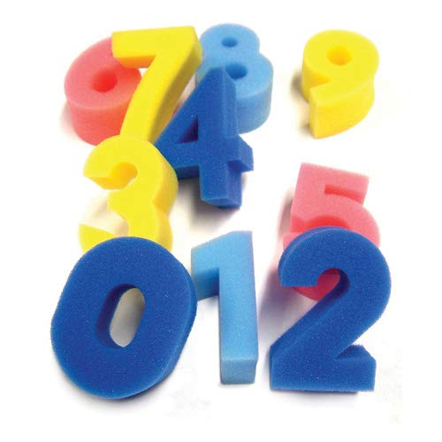 Major Brushes Foam Sponge Numbers - Pack of 10 : Amazon.co.uk ...