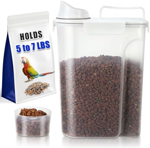 TBMax Dog Food Storage Container 5 to 7 lbs, Airtight Cat Food ...