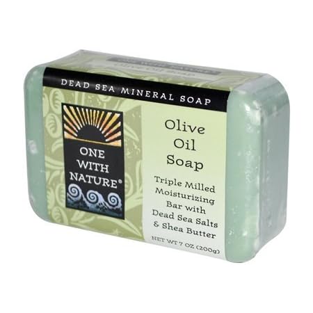 Amazon.com : One With Nature Dead Sea Mud Dead Sea Minerals Soap, 7 ...