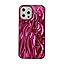 Amazon.com: Caseative for iPhone 12 Pro Max Case,Pleated Water Ripple Chrome Wave Pattern Soft ...