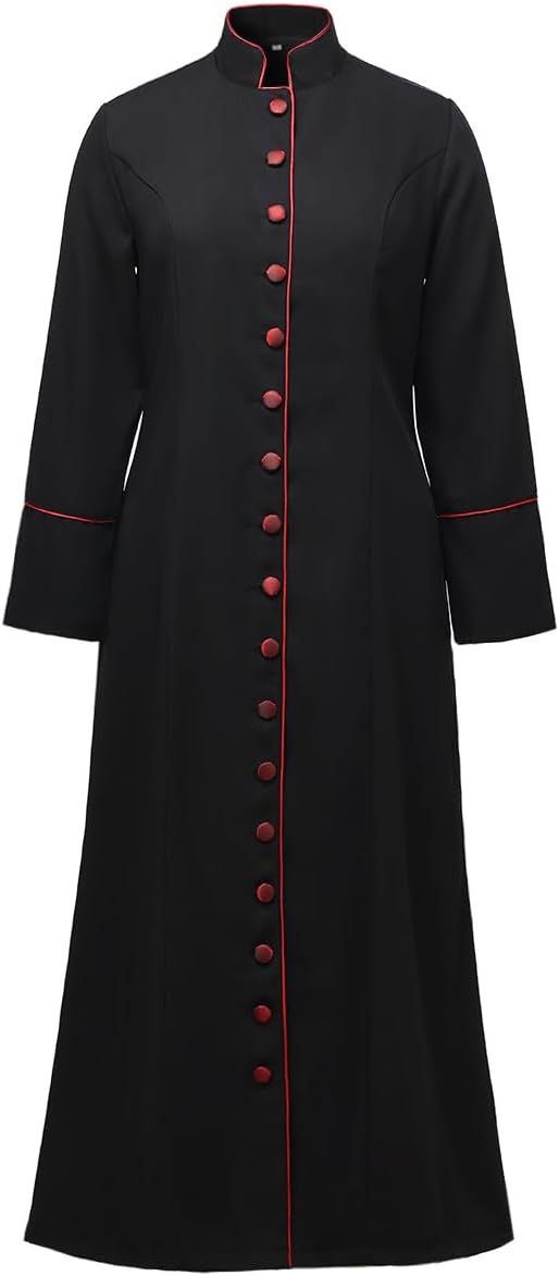 Amazon.com: BLESSUME Women Choir Roman Cassock Robe Clergy Pulpit ...