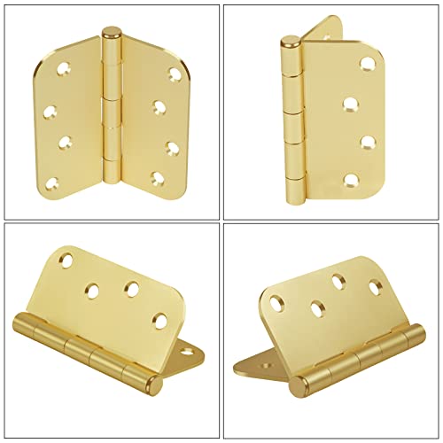 Snapklik.com : Goldenwarm 12 Pack 4 Inch Door Hinges Satin Gold ...