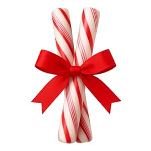 Amazon.com: Large Peppermint Candy Canes 2-Pack – Classic Red & White ...