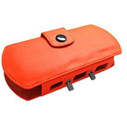 Amazon.com: Deluxe PSP Leather Carrying Case for Sony PSP - Orange ...