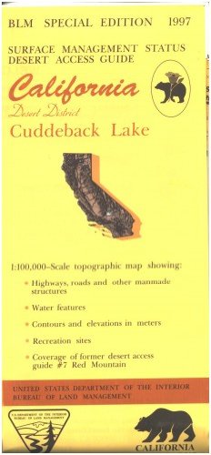 Map: Cuddeback Lake - Surface Management: BLM: 9780607885637: Amazon ...