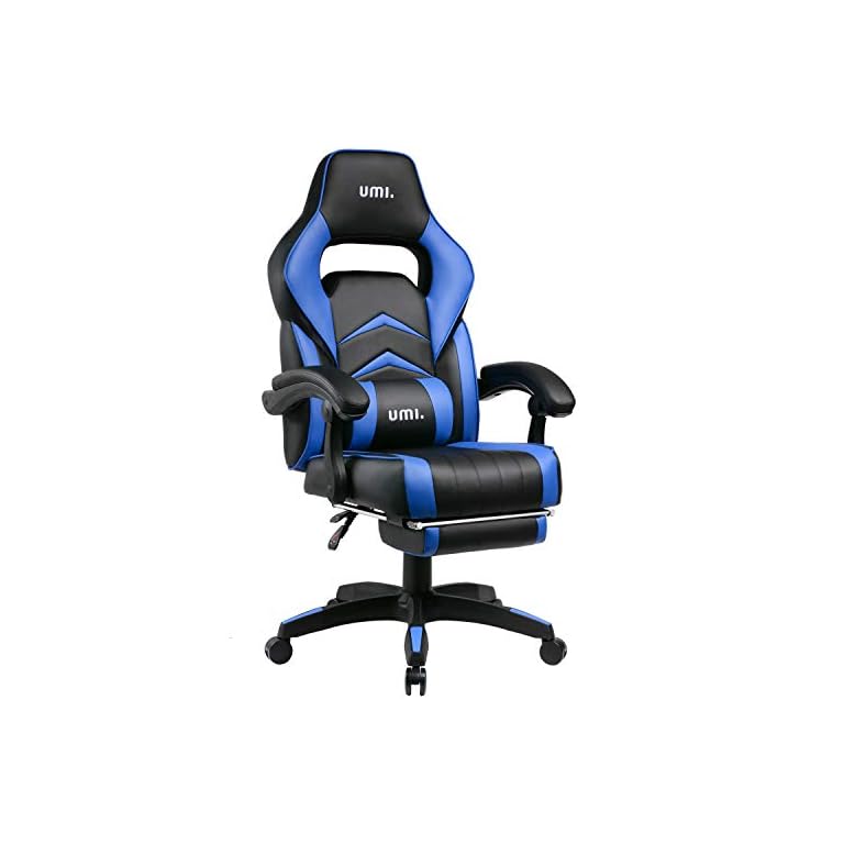 Blue Umi Office Gaming Chair With Footrest - Buy Online UK