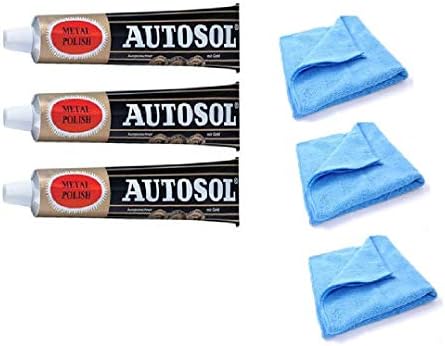1 x 75ml Tube Solvol Autosol And Microfibre Cloth Chrome Ali & Metal ...