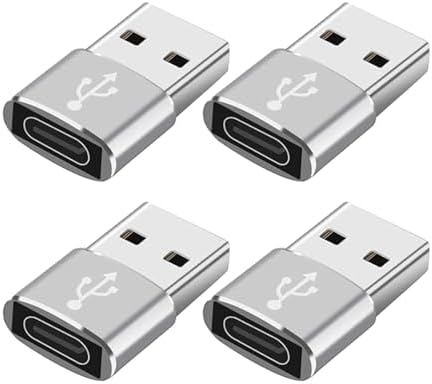 YCSONLY 4 Pack USB-C to USB Adapter, USB-Type-C Female to USB Male ...