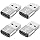 YCSONLY 4 Pack USB-C to USB Adapter, USB-Type-C Female to USB Male ...