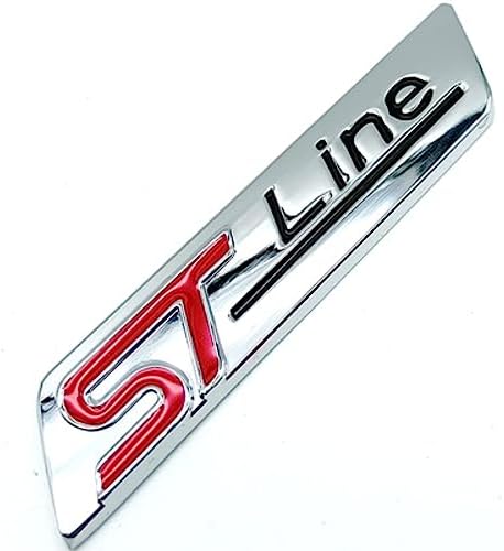 2Pcs (A set) ST Line Emblem for Focus ST Line Fiesta ST Line Badge ...