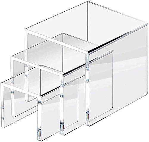 BIGIMALL Acrylic Display Riser 5MM Stand for Shop : Amazon.in: Home ...