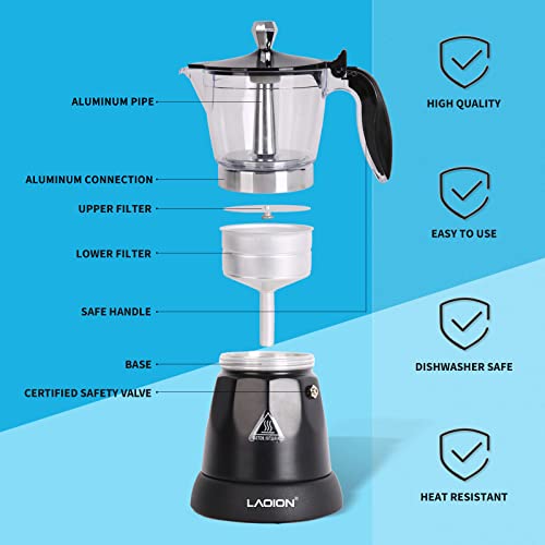 Snapklik.com : Cafeteras Electricas Cuban Coffee Makers Electric, 3-6 ...