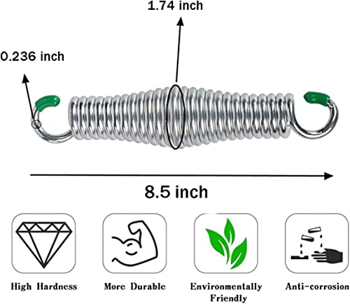 Snapklik.com : 2PCS Hammock Chair Spring, Premium Porch Swing Springs ...