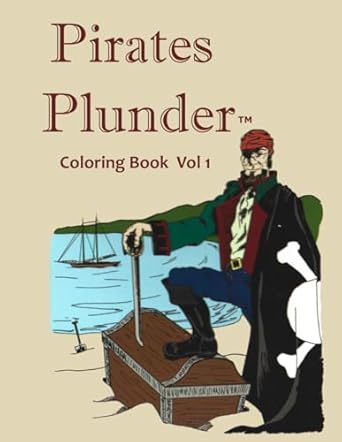 Amazon.com: Pirate's Plunder: Adult Coloring Book: 9798867143404: Green ...