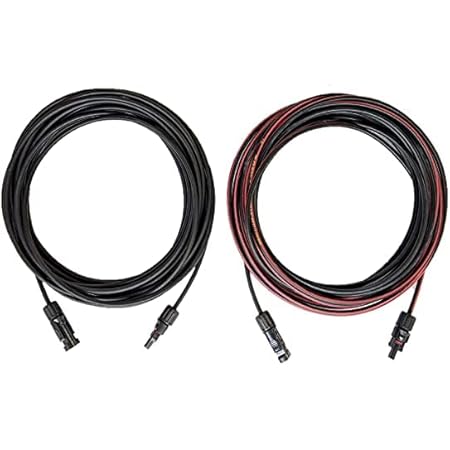 Microtek Solar DC Cable XLPO TUV Protected 4 sq.mm 15 Meter (15m Red ...