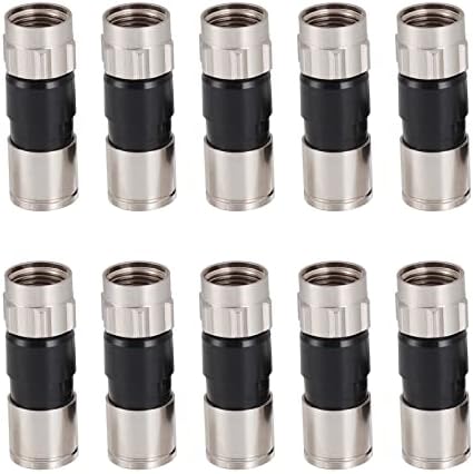 Amazon.com: PPC RG-6 Universal F-Type Coax Cable Compression Connectors ...