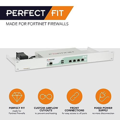 Buy Fortinet Firewall Appliance Rack Mount - 1U Server Rack Shelf with ...