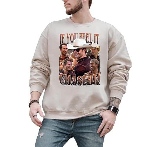 Amazon.com: If You Feel It Chase It Sweatshirt, Twisters Merch, Glen ...