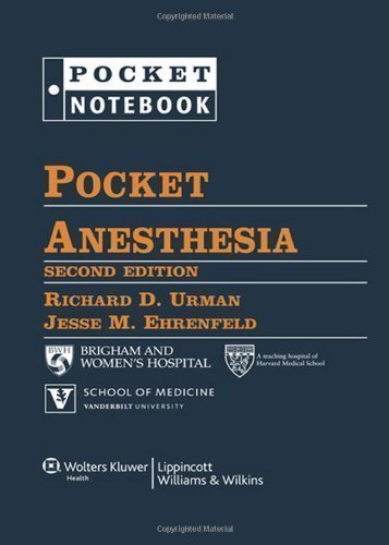 Amazon.in: Buy Pocket Anesthesia (Pocket Notebook) by Urman, Richard ...